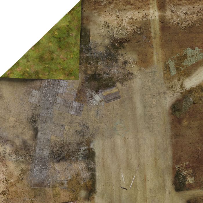 Junktown 48”x48” / 122x122 cm - double-sided latex mat
