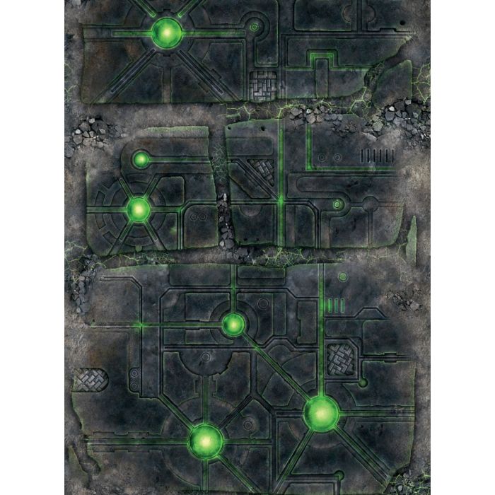 DeathWorld Tomb 30”x22” / 76x56 cm - double-sided rubber mat