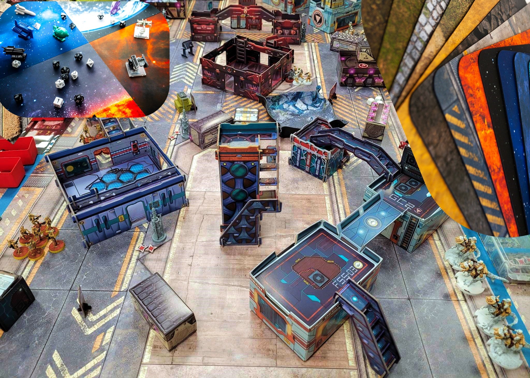 Battle mats. Terrains and accessories for battle games - Playmats.eu